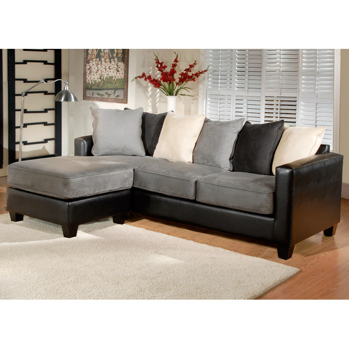 Oreo Two-Toned Living Room Sofa and Ottoman Set | DCG Stores