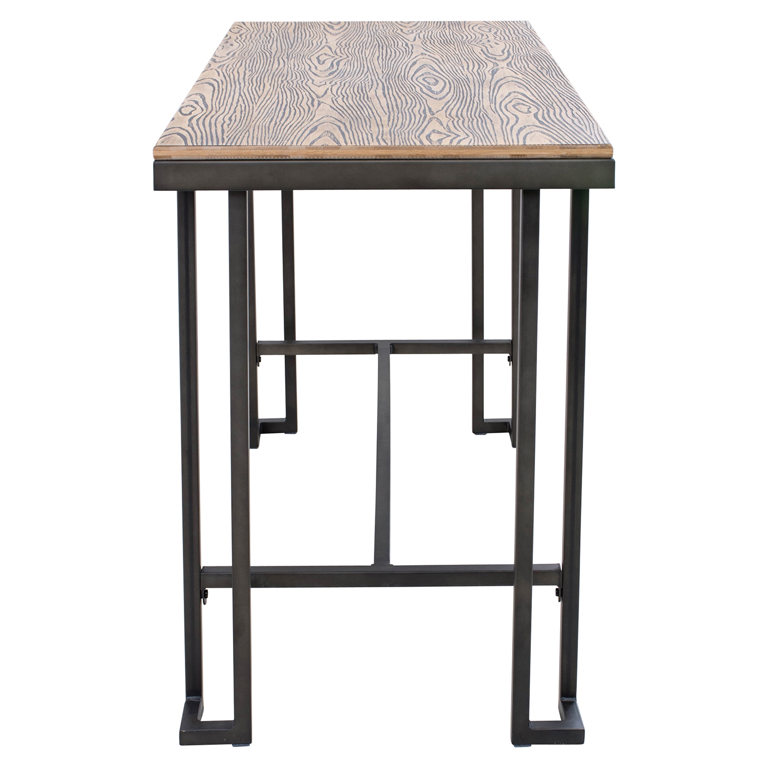 Roman Counter Table - Wooden Top, Antique Frame | DCG Stores