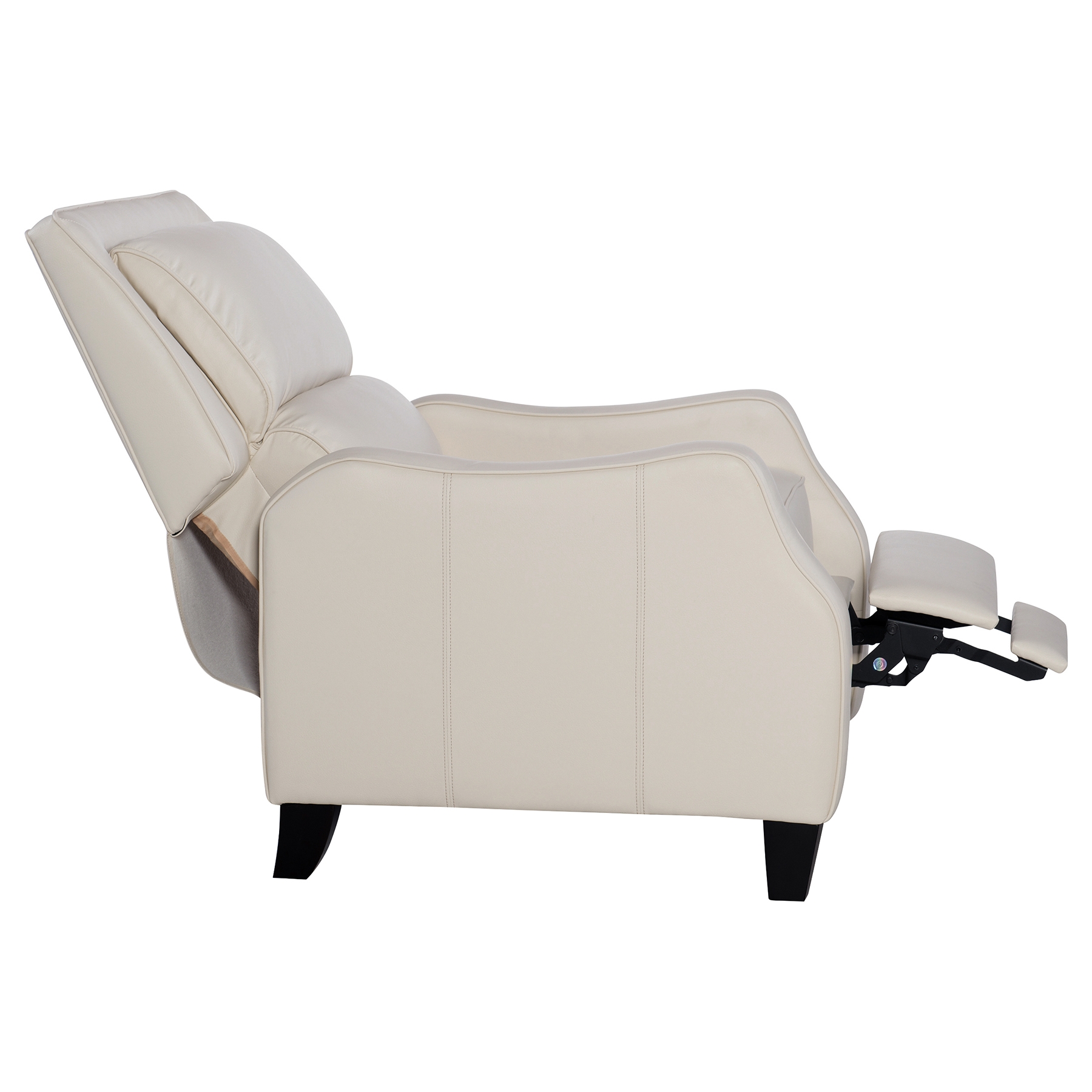 Duncan Leather Recliner - Harmony Ivory | DCG Stores