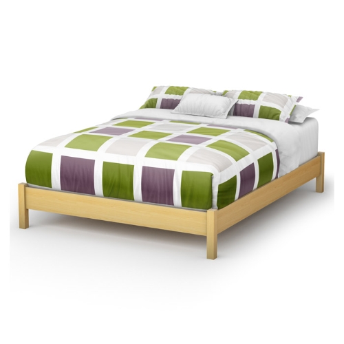 Step One Platform Bed in Natural Maple | DCG Stores