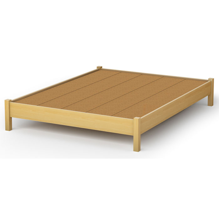 Step One Platform Bed in Natural Maple | DCG Stores