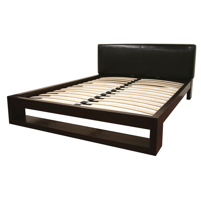 Felton Dark Cappuccino Queen Modern Platform Bed | DCG Stores