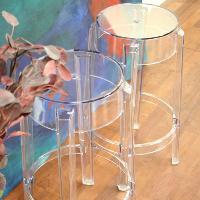 Bettino Clear Acrylic Counter Stool | DCG Stores