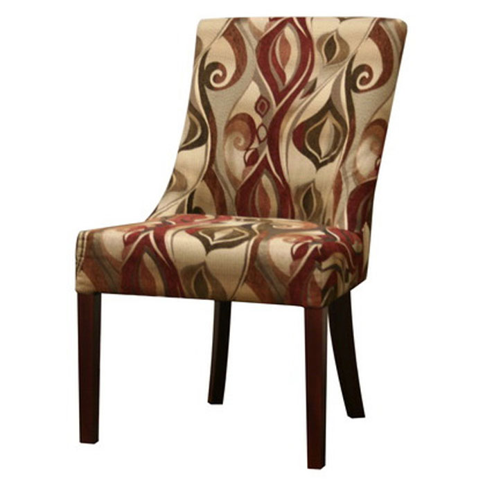 Rosebud Modern Floral Patterned Fabric Chair | DCG Stores